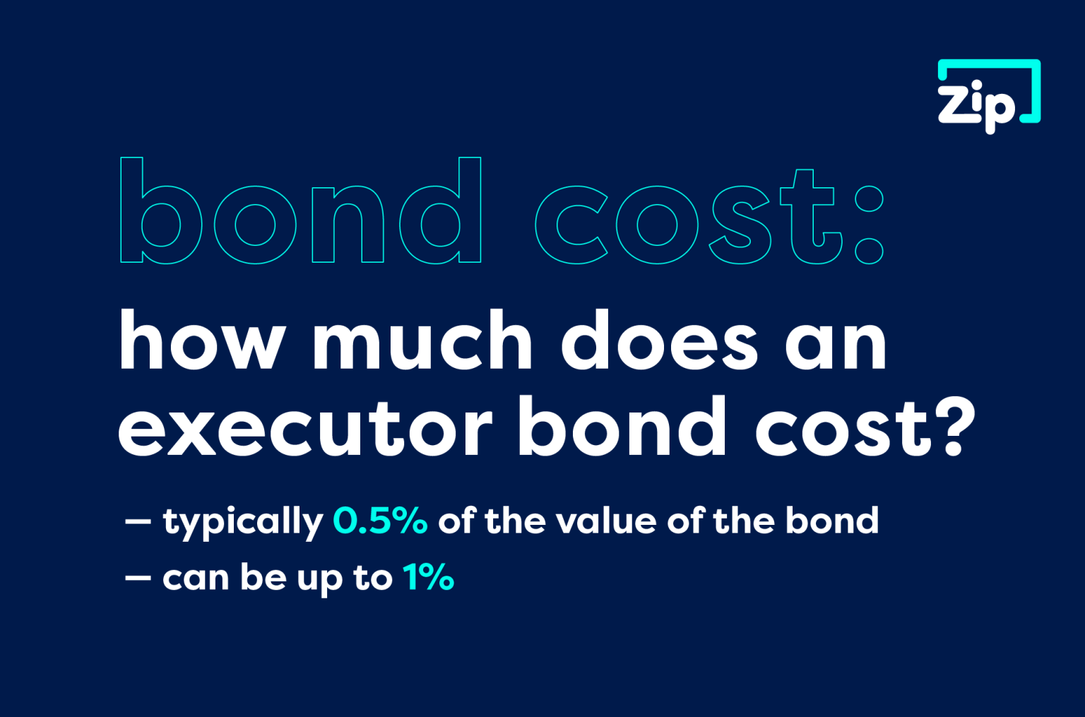 Executor Bond - ZipBonds